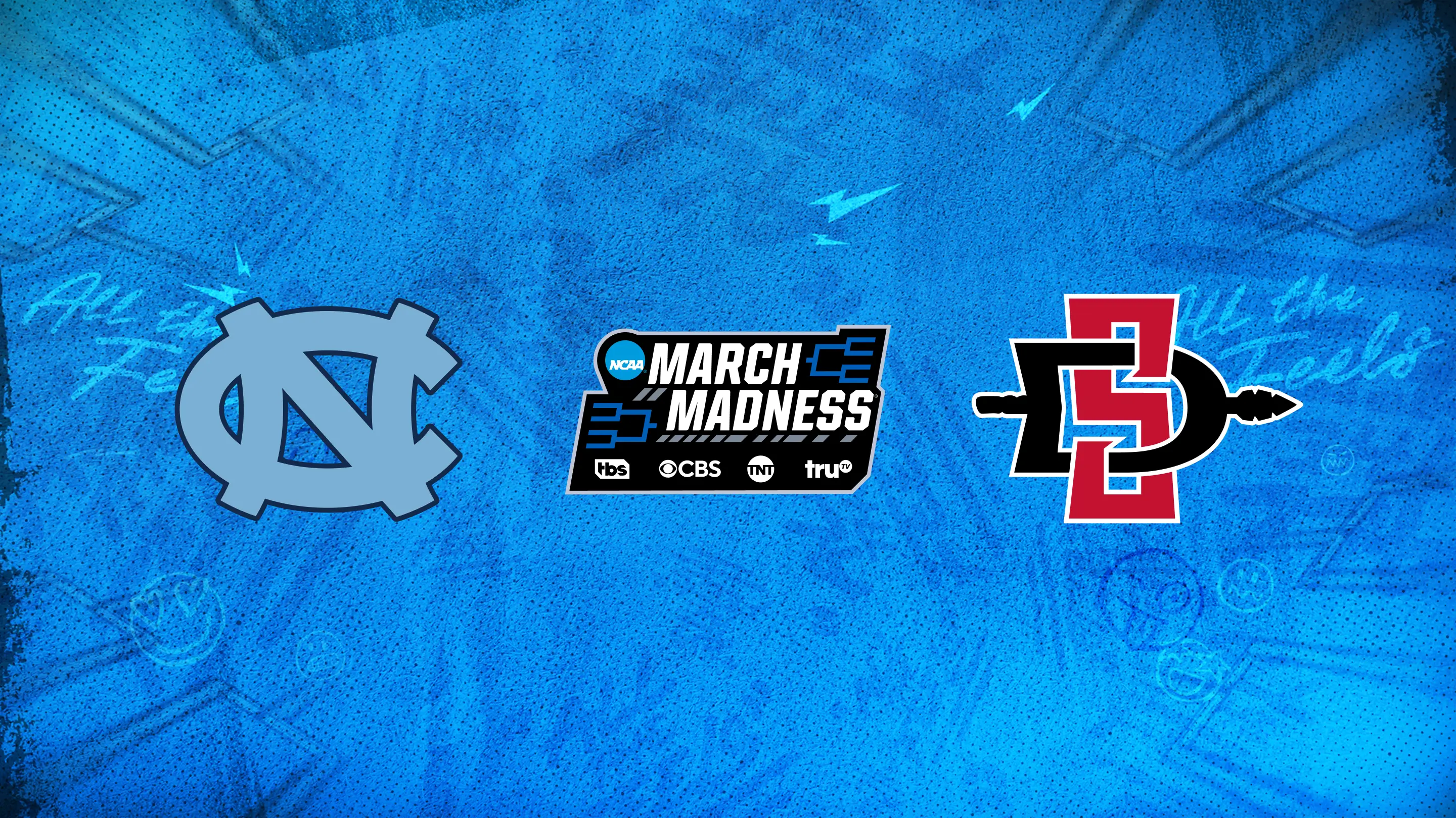 March Madness: Play-In Game (11) UNC vs. (11) San Diego St.