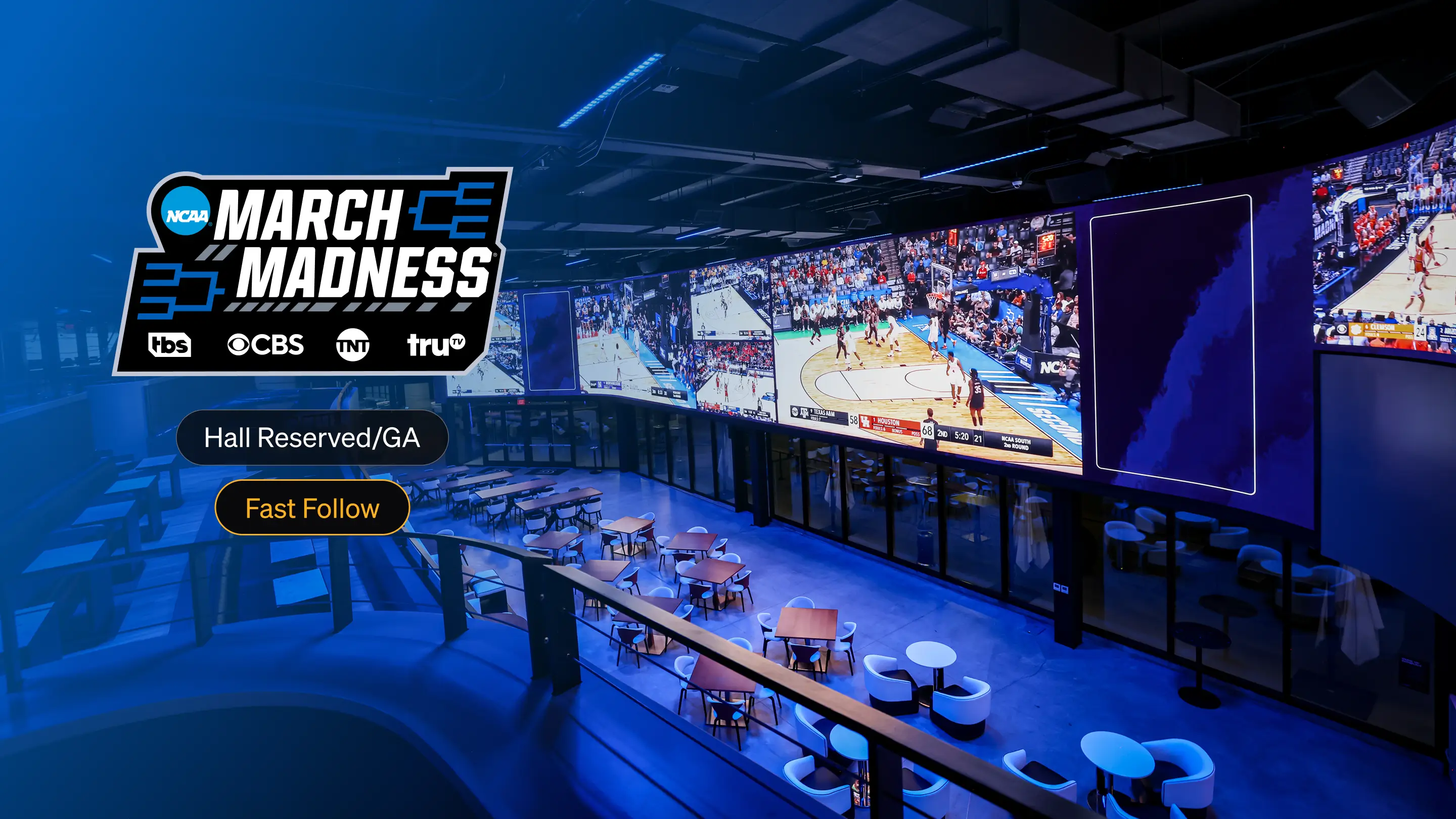 FAST FOLLOW - March Madness: Half Day in The Hall - Late Slate