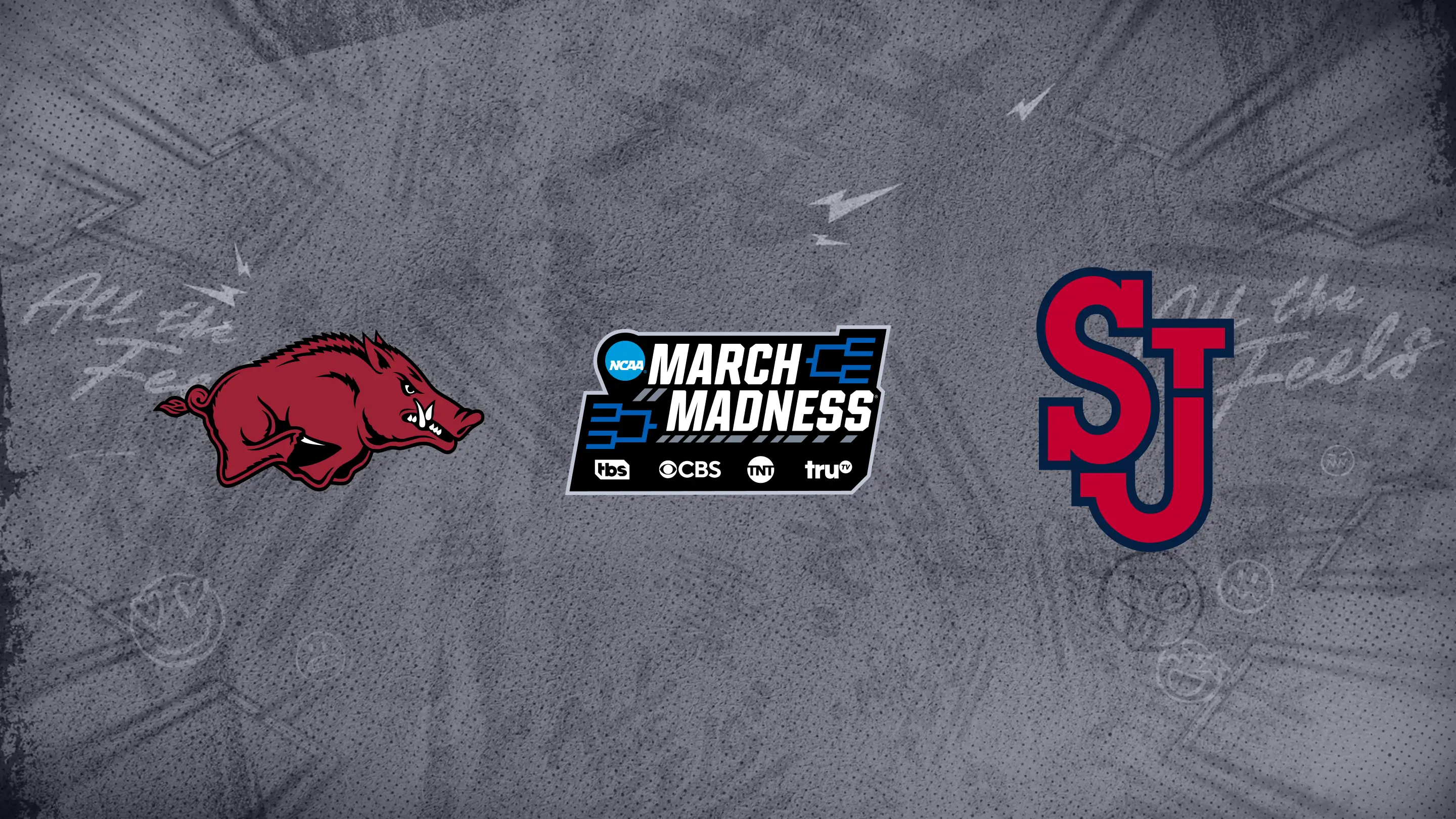 March Madness: Second Round, (10) Arkansas vs. (2). St. John’s