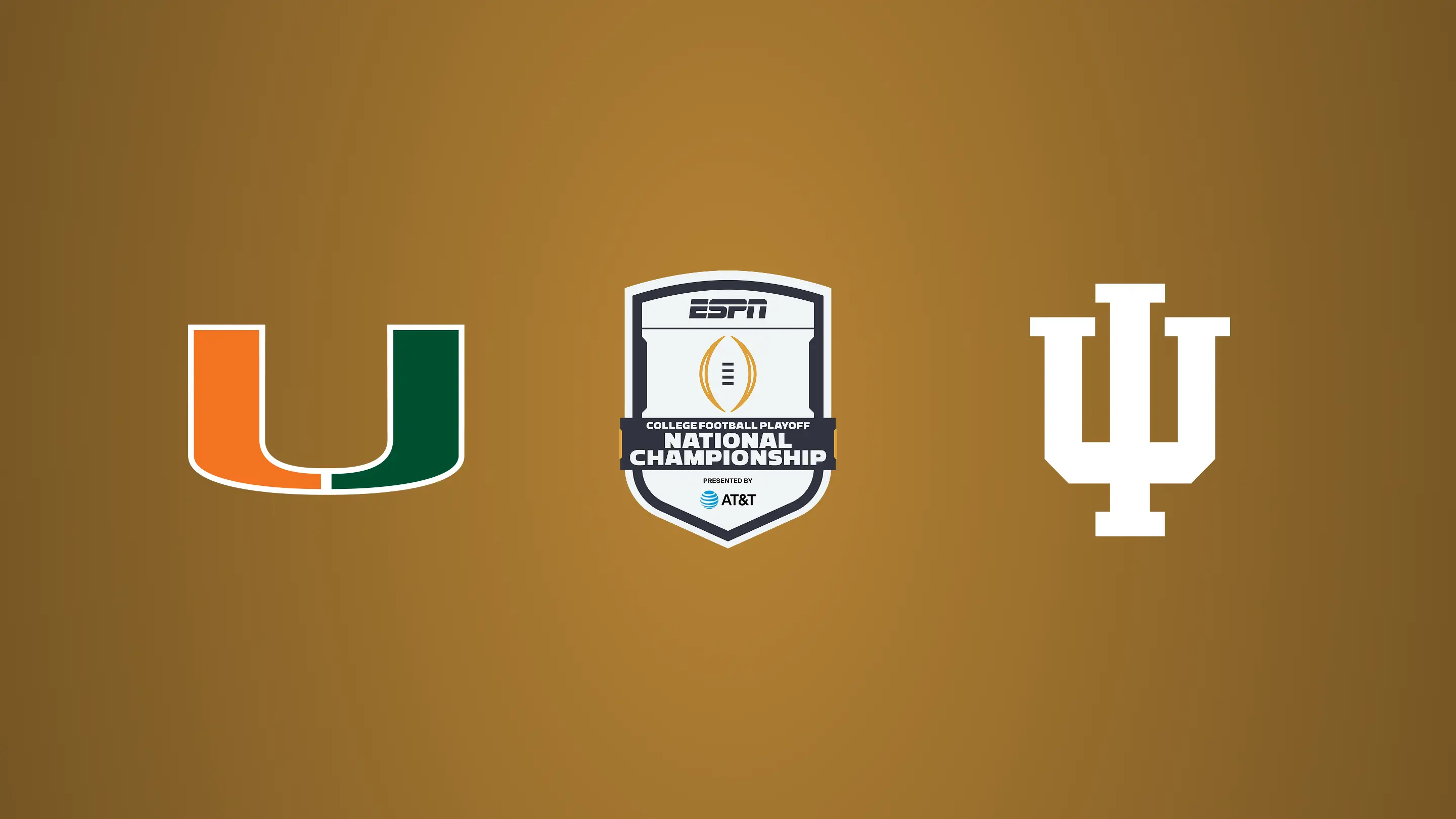 CFP: National Championship Presented by AT&T: #10 Miami vs. #1 Indiana