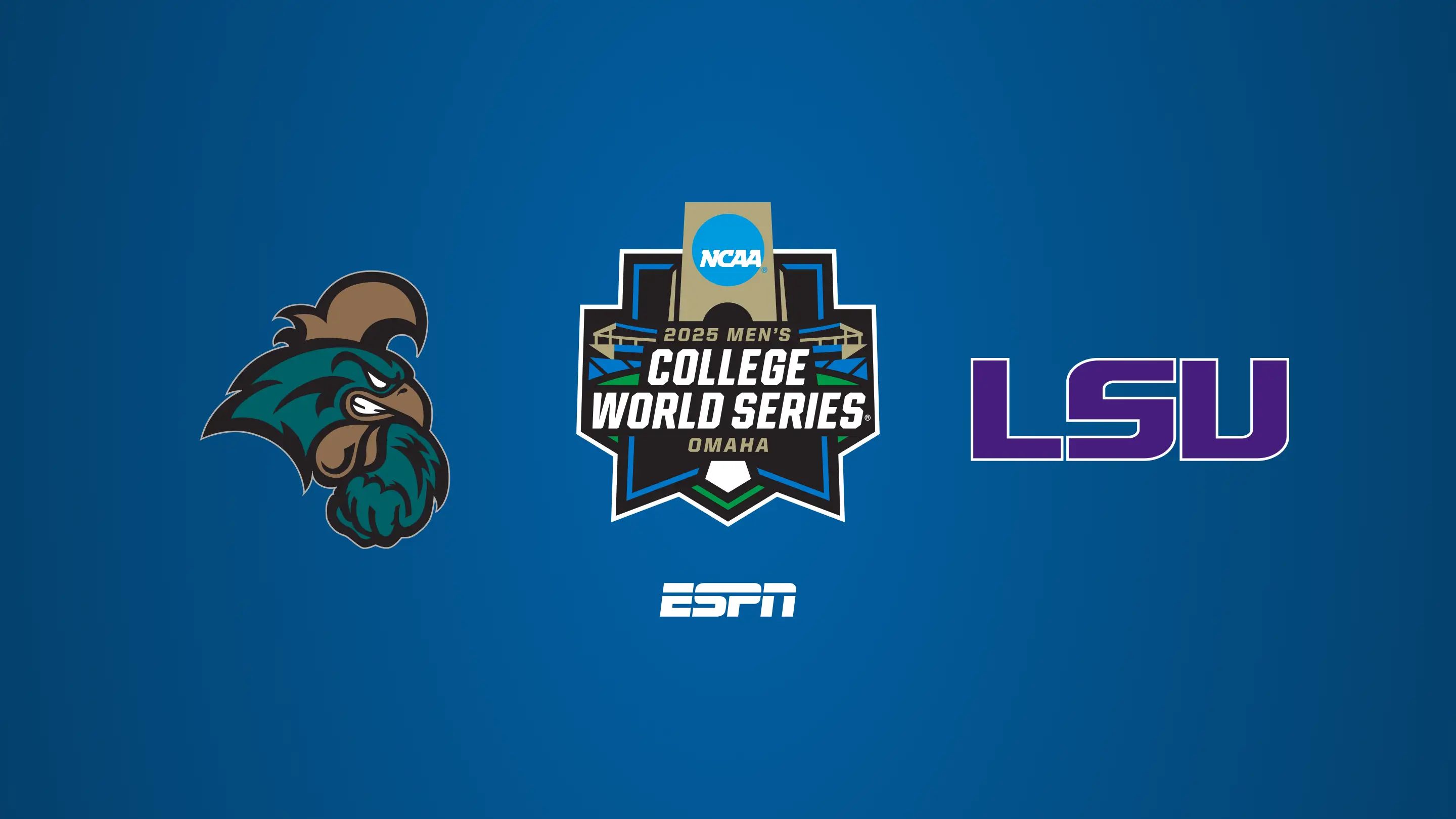 College World Series: #13 Coastal Carolina vs. #6 LSU (Game 1)
